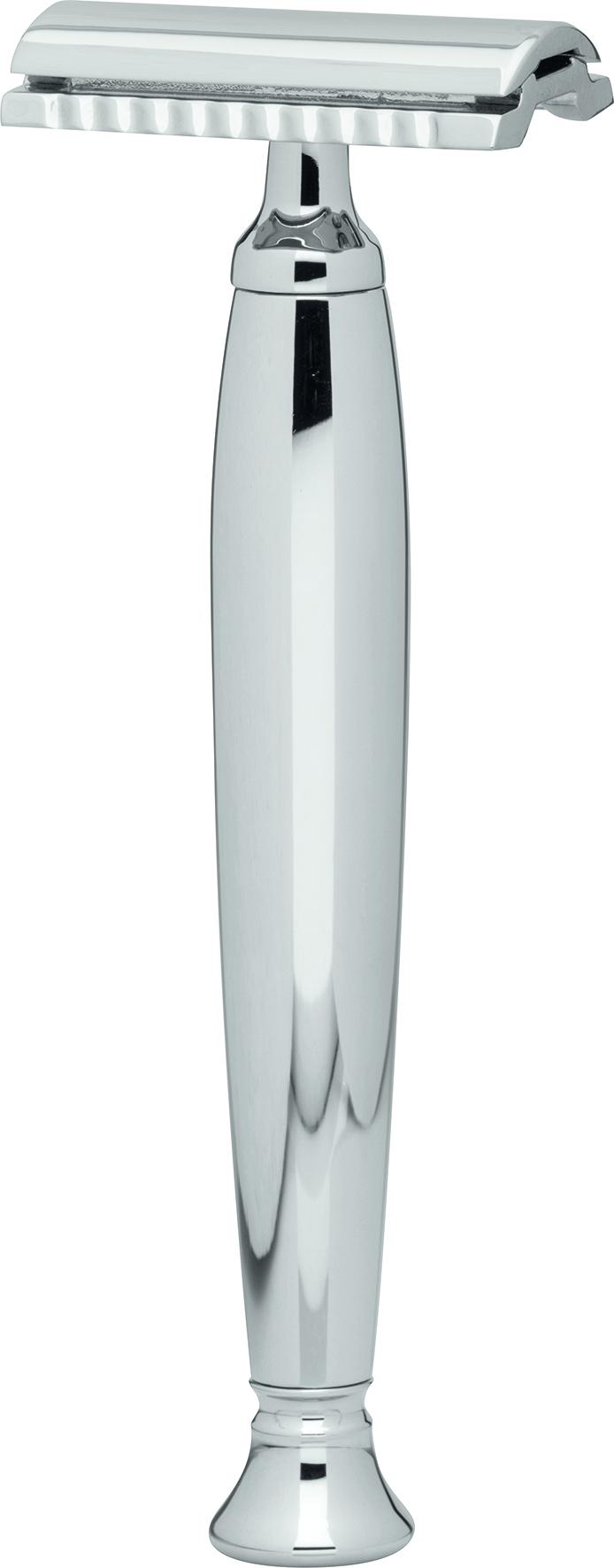 Erbe Rasoir de sûreté métal brillant raffiné "MILANO"